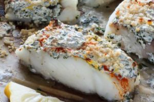 Greek-Style Baked Cod Recipe With Lemon And Garlic ⋆ Food Curation